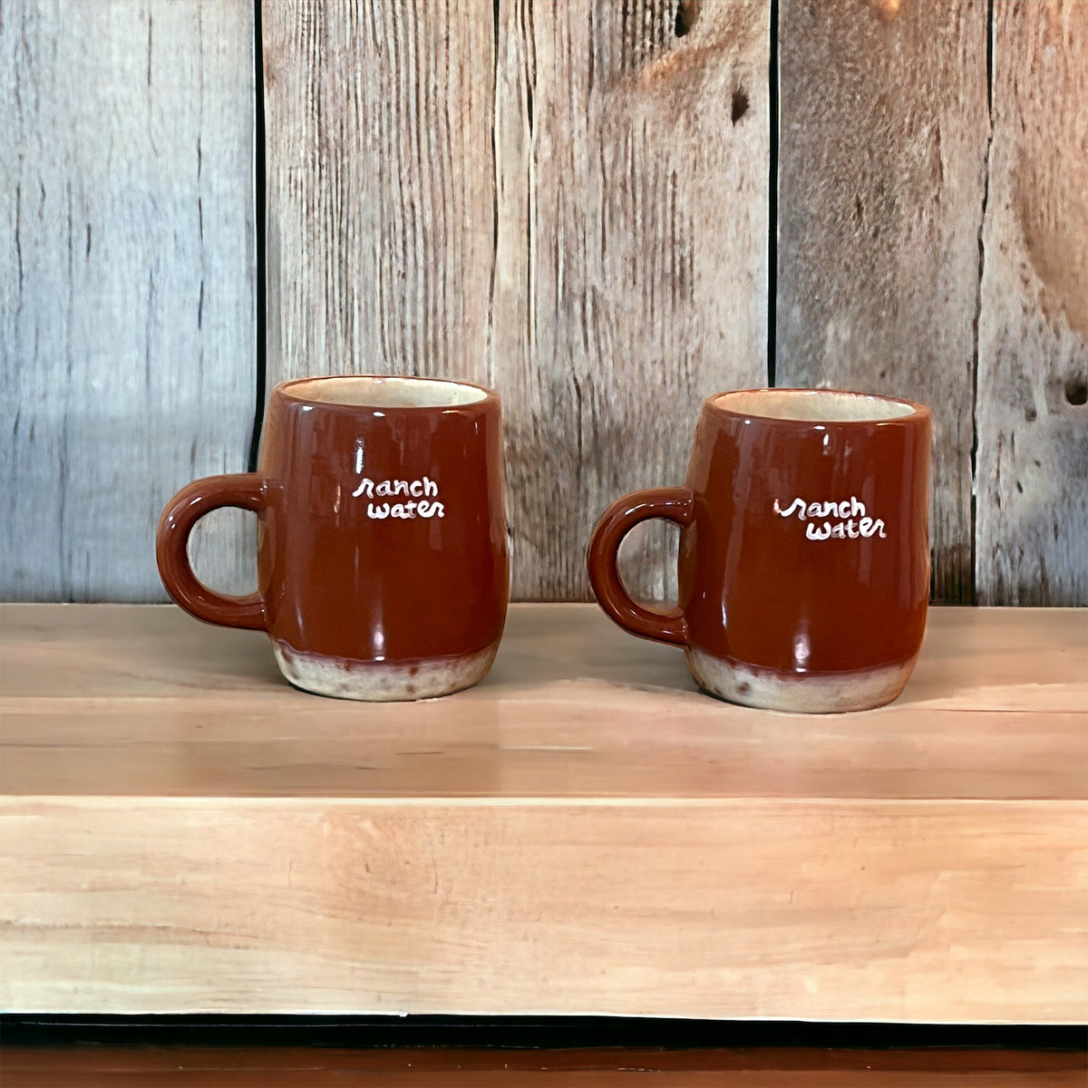 "ranch water" Coffee Mugs/Set of Two– Caitlin Rounds Antiques